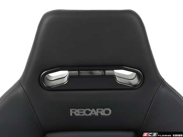 Recaro - 7227110.1.3172 - RECARO SPEED V Black Leather w/ Yellow Suede ...