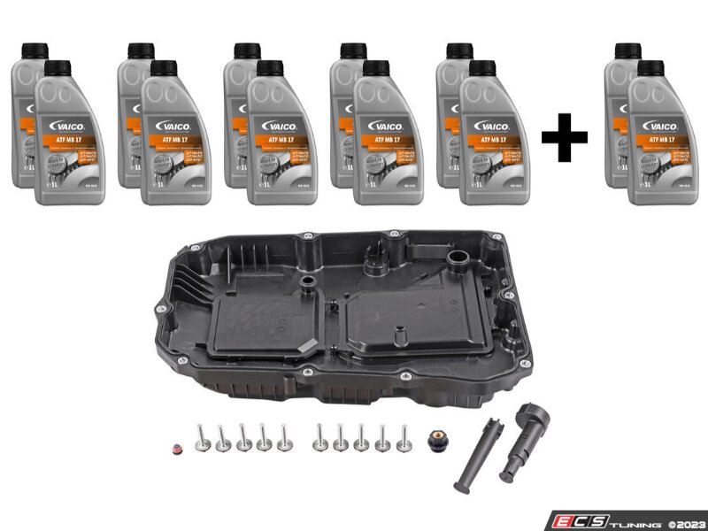 Vaico - 7252703707kit3 - Mercedes-Benz 9-Speed Transmission Oil Service ...