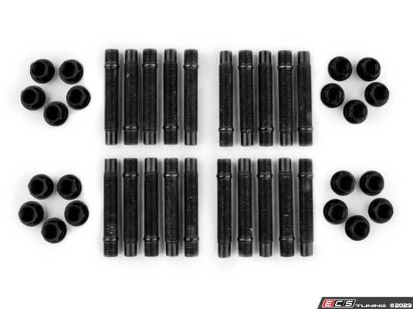APEX Wheels - HW-APX-M14125-90 - APEX 90mm M14 BMW 5 Lug Hex Head Stud Kit - Black