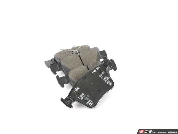 Genuine Volkswagen Audi - 5QM698451A - Rear Brake Pad Set (5QM 698 451 A)