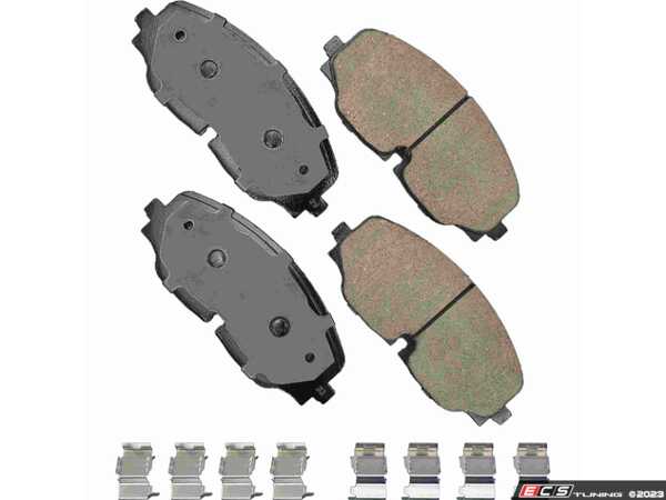 Akebono - 3QF698151 - Akebono Euro Ceramic Pads