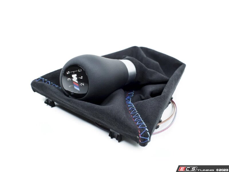 IND - F8X-ALCTRIBOOT - Tri-Color Alcantara Shift Boot