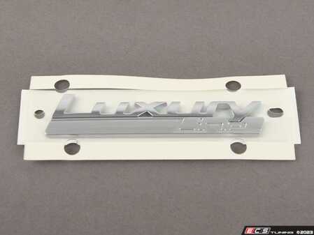 Genuine BMW - 51147430761 - Model Emblem - Luxury Line (51-14-7-430-761)