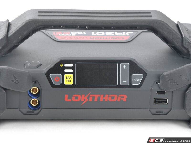 Lokithor - JA301 - 4-in-1 Air Compressor And Jump Starter