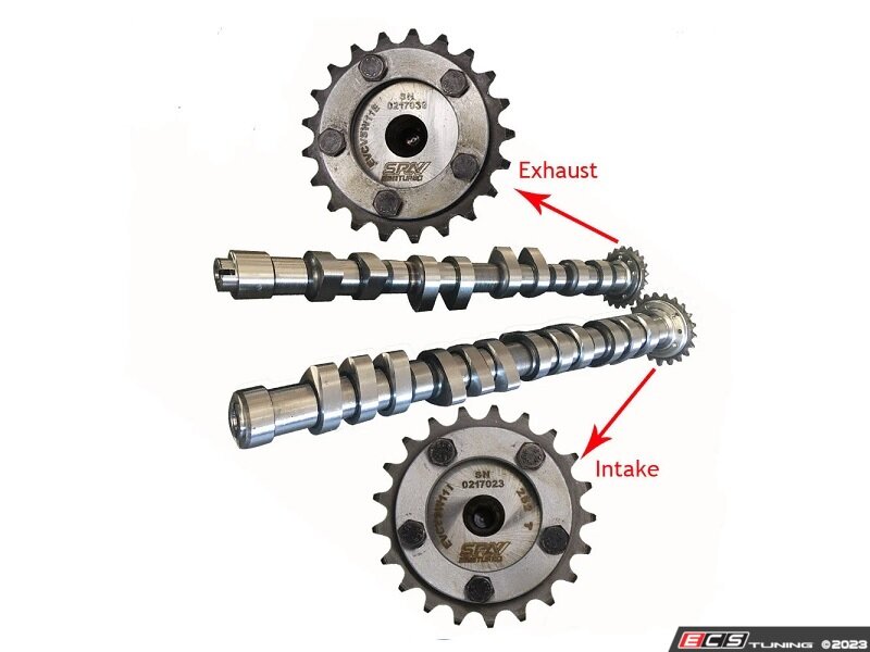 SPA Performance - EVCVSW11 - 252/260 High Performance 1.8L 20V Camshaft Set