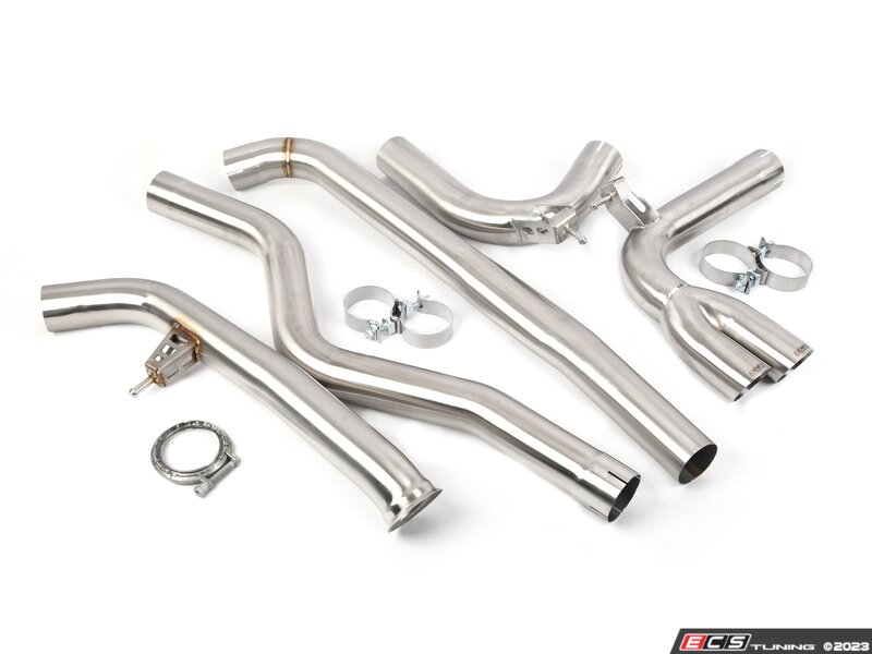 Assembled By ECS - 048013la06KT - B46/B48 Full Race Cat-Back Exhaust