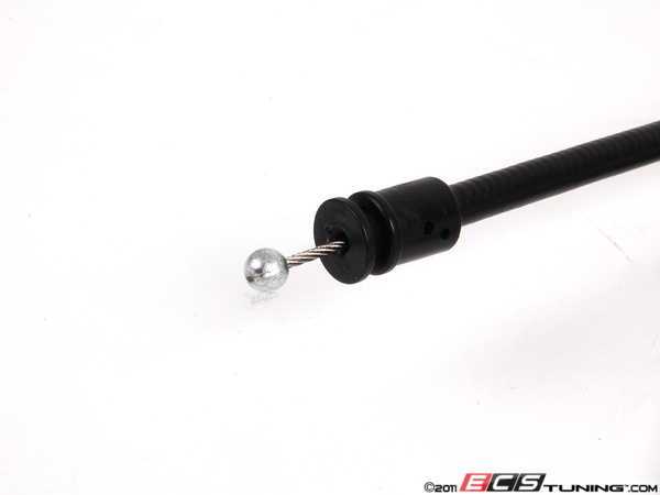 Genuine BMW - 51237184454 - Hood release cable (51-23-7-184-454)