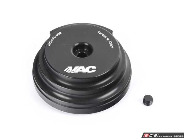 VAC Motorsports - VAC-OFL-S54 - Billet Aluminum Oil Filter Lid - S54