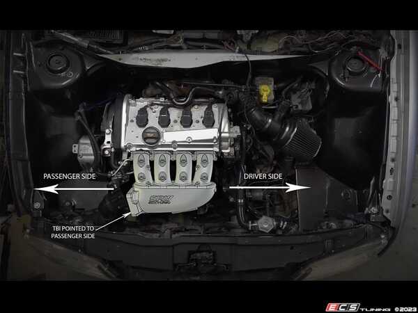 SPA Performance - TINW02-8 - Cast Aluminum Intake Manifold Transverse 1 ...