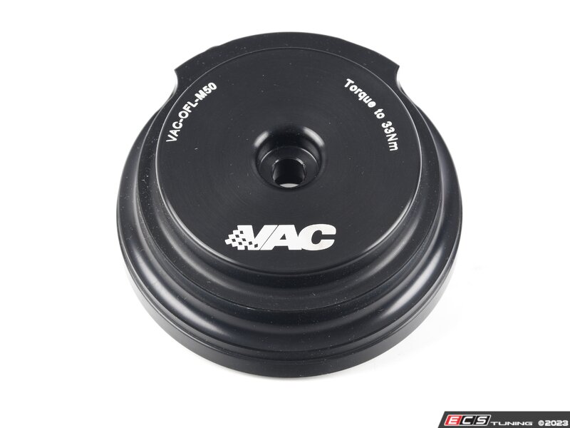 VAC Motorsports - VAC-OFL-S54 - Billet Aluminum Oil Filter Lid - S54