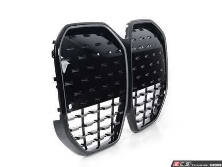 Genuine BMW - 51139463247 - FRONT ORNAMENTAL GRILLE BLAC (51-13-9-463-247)