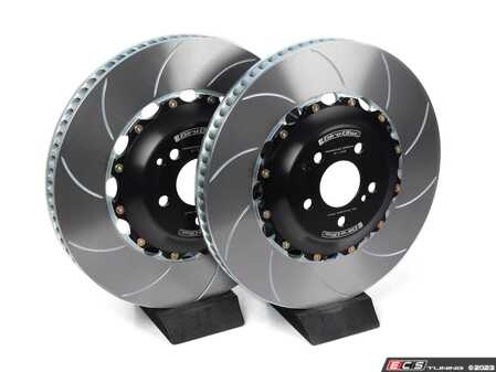 Girodisc - A1-123 - AMG Slotted 2-Piece Front Brake Rotors - Pair