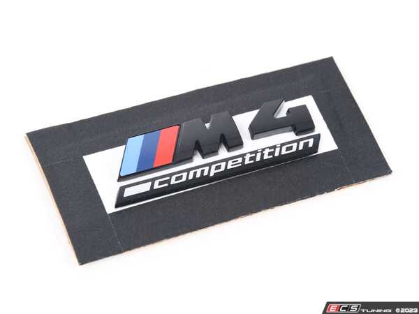IND - IND-G82C-FGE - G82 M4 Competition Front Grille Emblem - Gloss Black