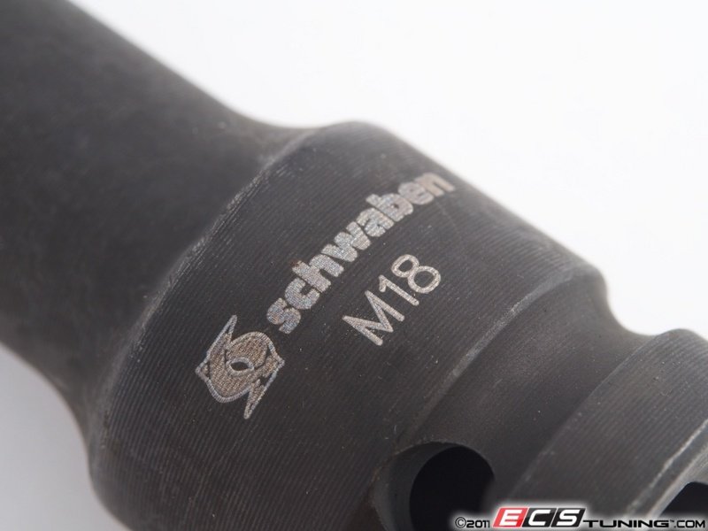 Schwaben - is-12m18 - M18 Triple Square Extended Reach Socket, 1/2" Drive