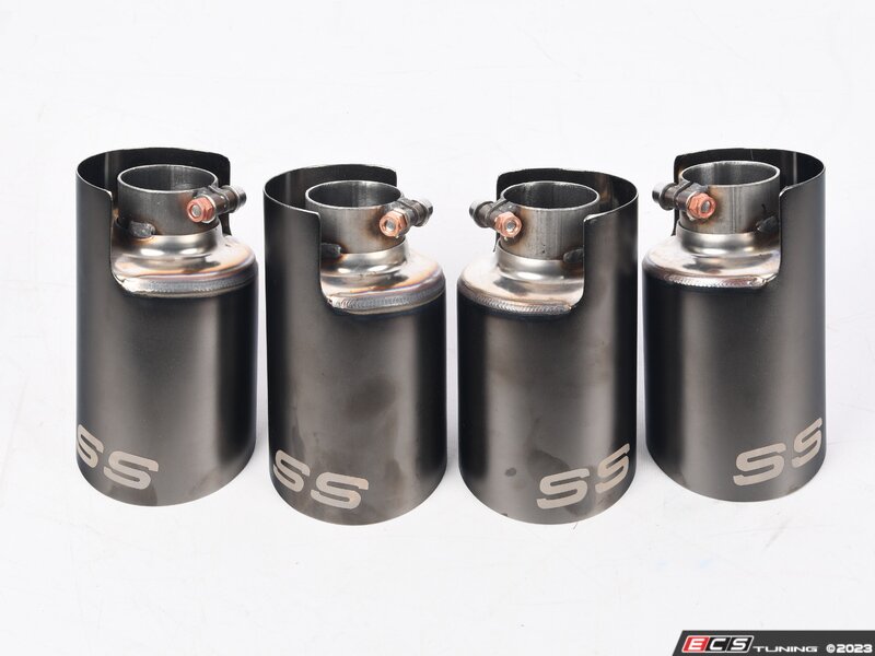 Scratch & Dent - 248676sd - Supersprint Exhaust Tips - 100mm Quad Tip ...