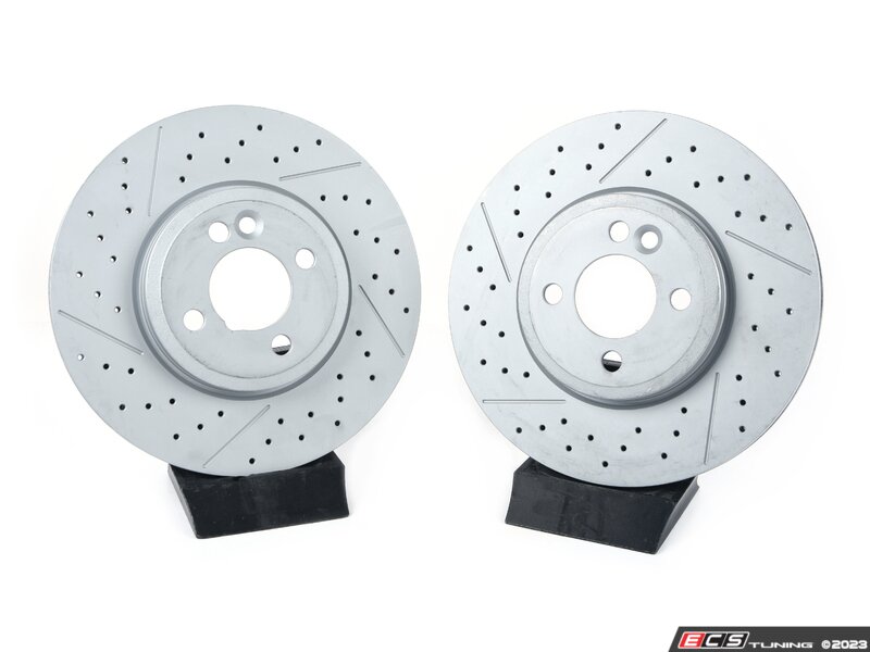 Zimmermann - 34116777826KT3 - Front Sport Drilled / Slotted JCW Brake ...
