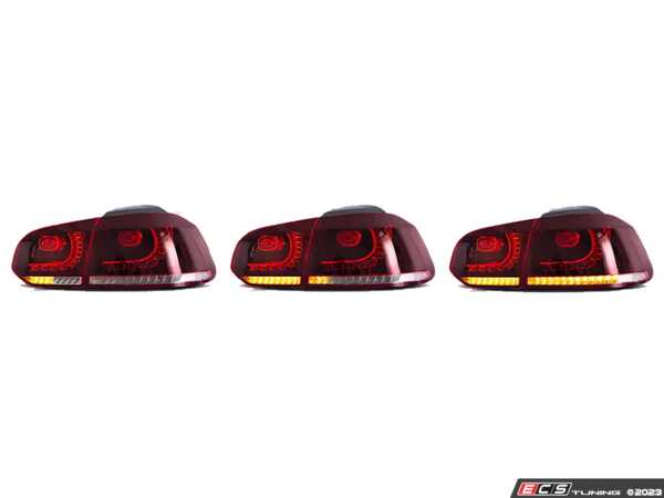 ZiZa - 5K0941055-LED-RC - MK6 European LED Dynamic Tail Light Set ...