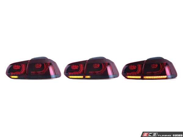 ZiZa - 5K0941055-LED-RS - MK6 European LED Dynamic Tail Light Set ...