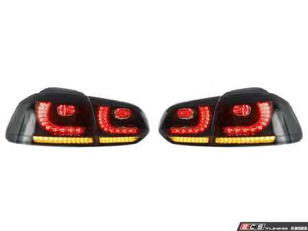 ZiZa - 5K0941055-LED-SS - MK6 European LED Dynamic Tail Light Set - Smoked