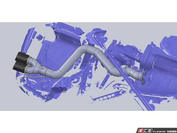 ECS - 039172LA01 - N54/N55 Muffler Delete - E82/E88 135