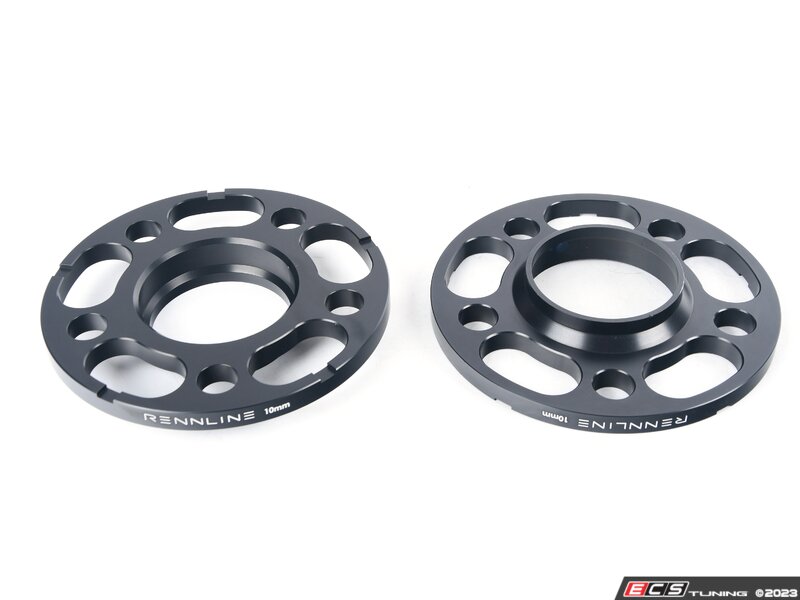 Rennline - LS23.10MM - Rennline 10mm Wheel Spacers - Black (Pair)