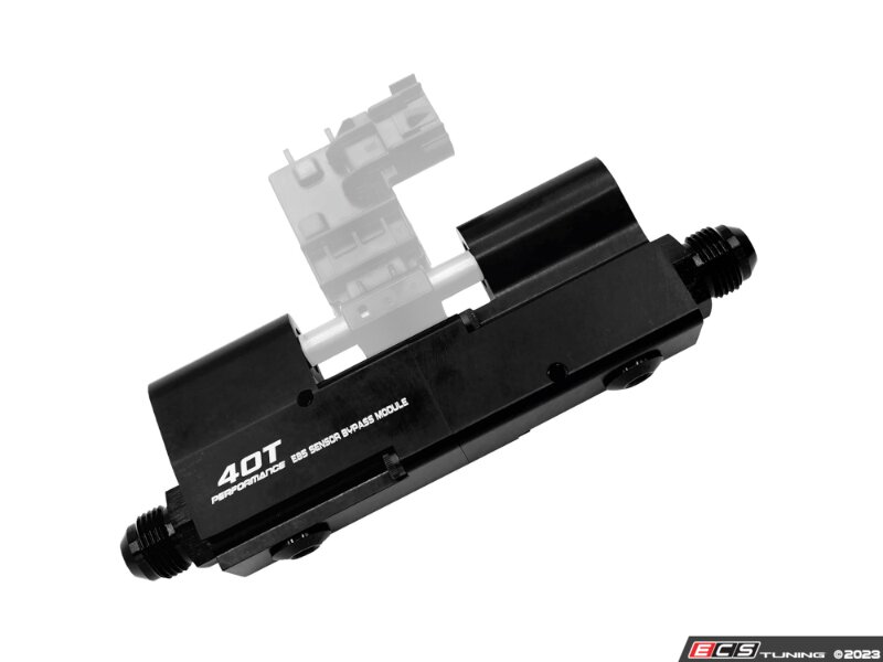 40T Performance - E85-BPM-6-8AN - Ethanol Sensor Bypass Mount Upgrade