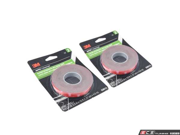 3M - 3614 - 3M Super Strength Double-Sided Molding Tape - Set of Two Rolls