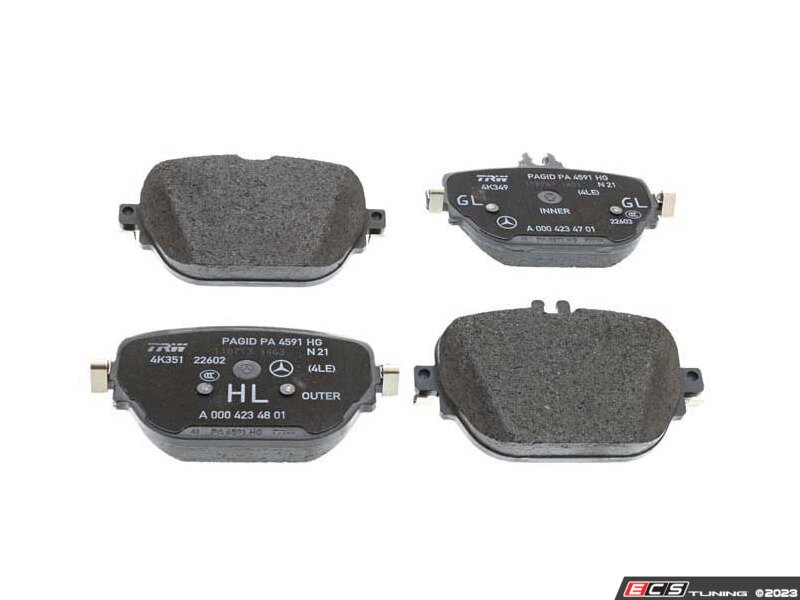 Genuine Mercedes Benz - 0004203004 - Rear Brake Pad Set