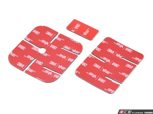 Genuine MINI - 66215A444A1 - SET OF ADHESIVE PADS (66-21-5-A44-4A1)