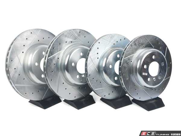 Power Stop - K7436-26 - Z26 Street Warrior Brake Kit - Front and Rear