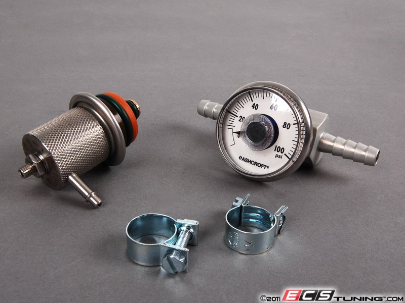 ECS News - Audi ECS Adjustable Fuel Pressure Regulator & Gauge Set