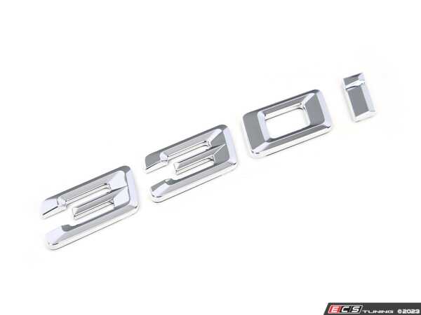 Genuine BMW - 51147494320 - Model Emblem - 330I (51-14-7-494-320)