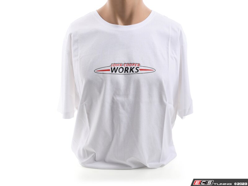 Genuine MINI - 80142454512 - MINI JCW MEN'S Logo T Shirt Logo White ...