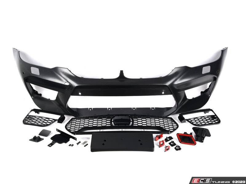 ECS - G30M5FT-FG-PDC - M5 Style Front Bumper Conversion W/ Fog Light ...