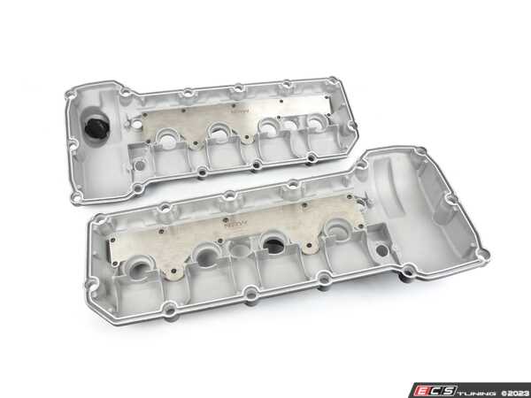 NRW Design - S65VCWBLK - S65 Aluminum Valve Cover - Wrinkle Black