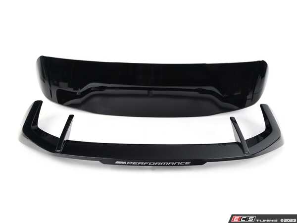 Genuine BMW - 51192471091 - REAR SPOILER FLOW-THROUGH BL (51-19-2-471-091)