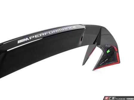 Genuine BMW - 51192471091 - REAR SPOILER FLOW-THROUGH BL (51-19-2-471-091)