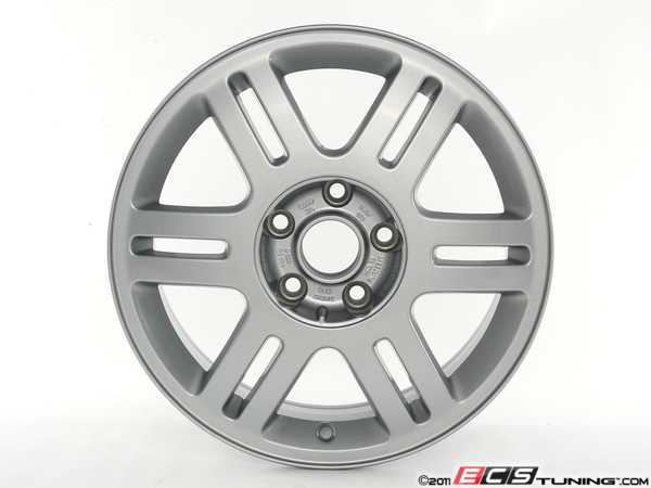 Genuine Volkswagen Audi - 4B0601025GZ17 - 16" Split 6-Spoke Wheel ...