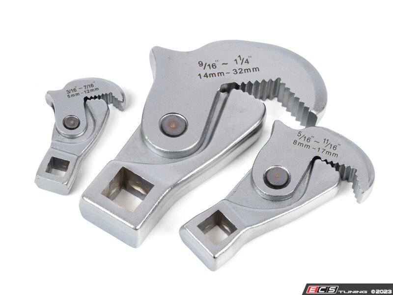 VIM Tools - SCF100 - 3 Piece Spring-Loaded Crowfoot Set