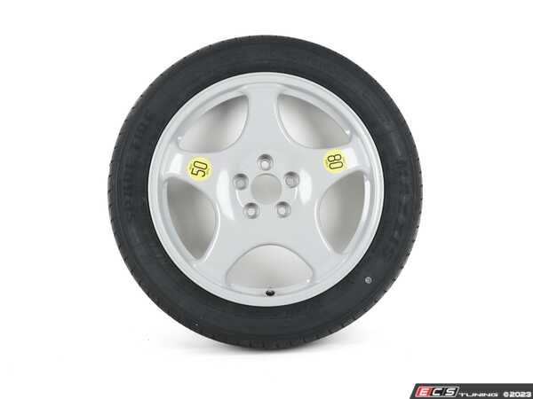 Genuine BMW - 36115A3E076 - SPACE SAVER WHEEL WITH TIRE (36-11-5-A3E-076)