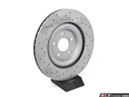 Zimmermann - 4M0615601PCD - Rear Brake Rotor Cross Drilled - Priced Each