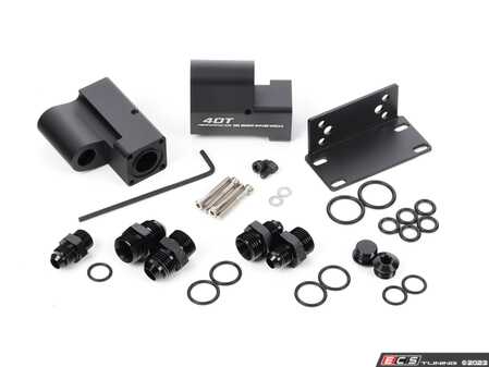 40T Performance - E85-BPM-6-8AN - Ethanol Sensor Bypass Mount Upgrade