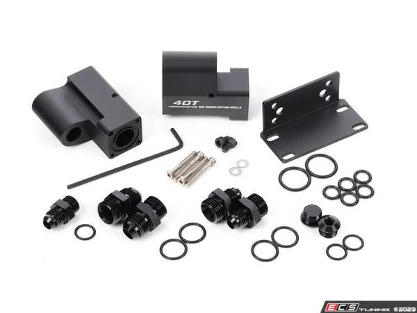 40T Performance - E85-BPM-6-8AN - Ethanol Sensor Bypass Mount Upgrade