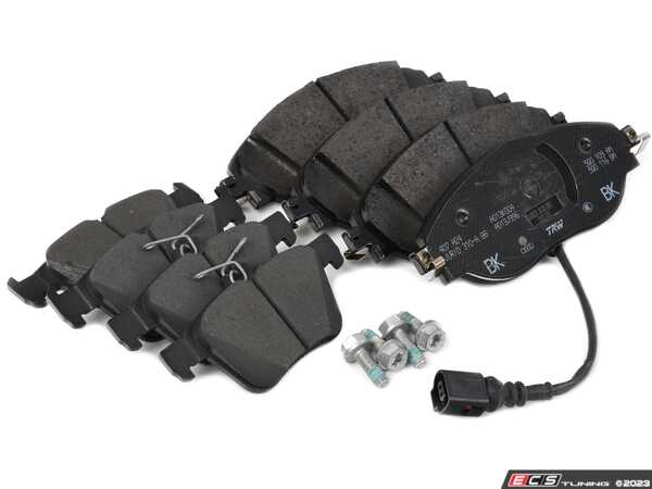 Genuine Volkswagen Audi - 8v0698451ktKT - Front & Rear Brake Pad Kit ...