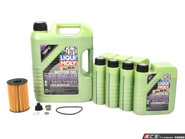 Assembled By ECS - f85x5moseKT - Liqui Moly Molygen Oil Service Kit - 5w-40