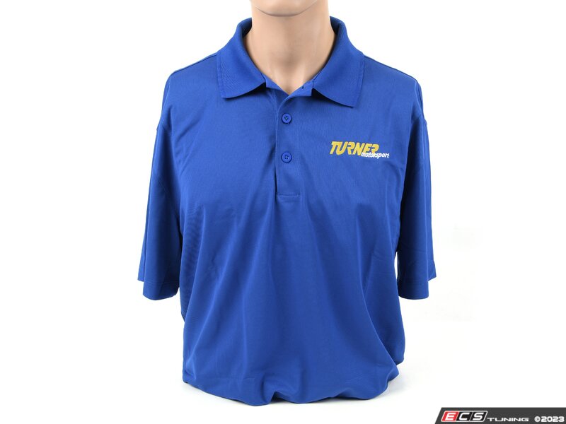 Turner Motorsport - TMSNEWPOLOBLU - Turner Motorsport Polo Shirt - Blue