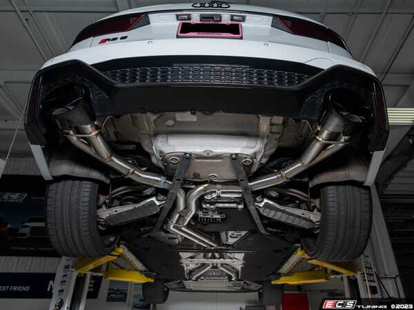ECS - 044165la07KT - C8 RS6 / RS7 Race Cat-Back Exhaust System