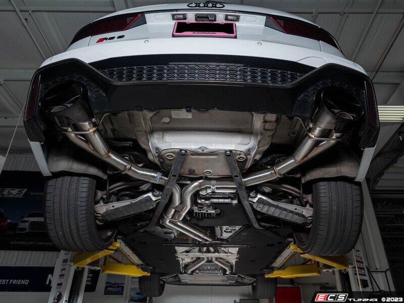 ECS News - NEW ECS C8 RS6 / RS7 Race Cat-Back Exhaust System