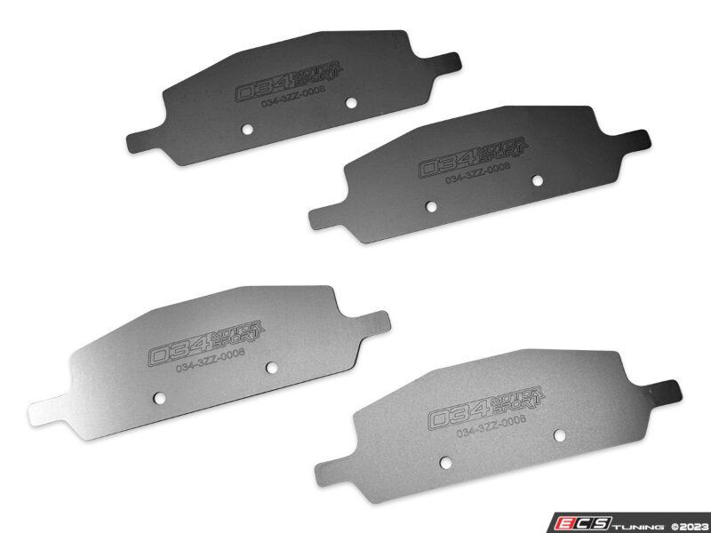 034Motorsport - 034-3ZZ-0008 - 034Motorsport Titanium Brake Pad Shim Kit