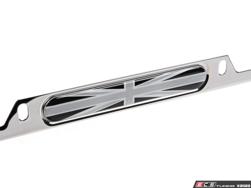 Genuine MINI - 51805A5CFB5 - MINI Black Jack License Plate Frame ...